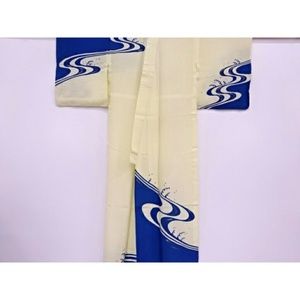 Vintage | Jackets & Coats | Vintage Japanese Kimono Wave Design | Poshmark